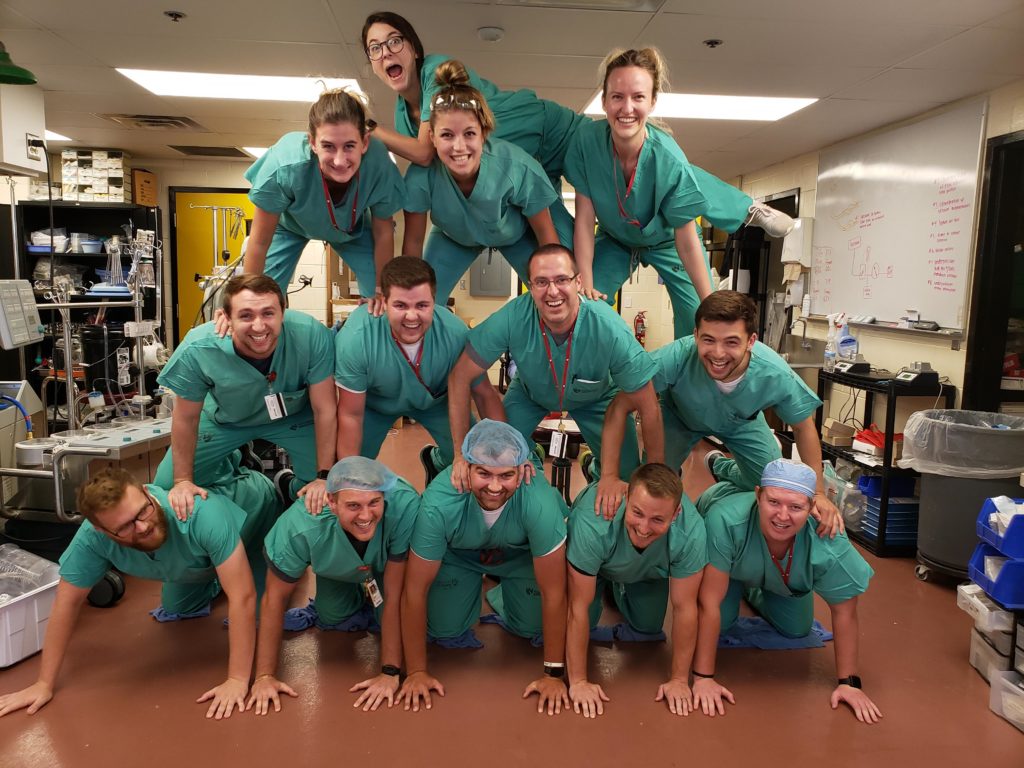 Labs week stacks up for clinical perfusion students - Allied Health ...