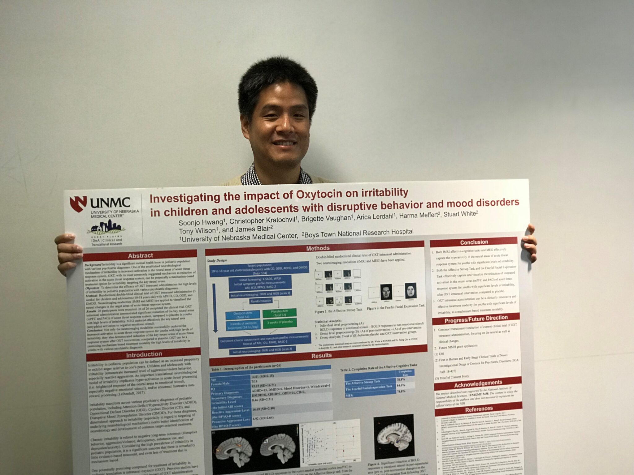 Dr. Hwang presents findings on Oxytocin research - Psychiatry ...